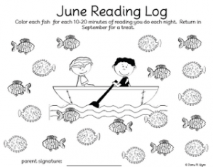 Free Summer Reading Log Printables • Free-Printables.com