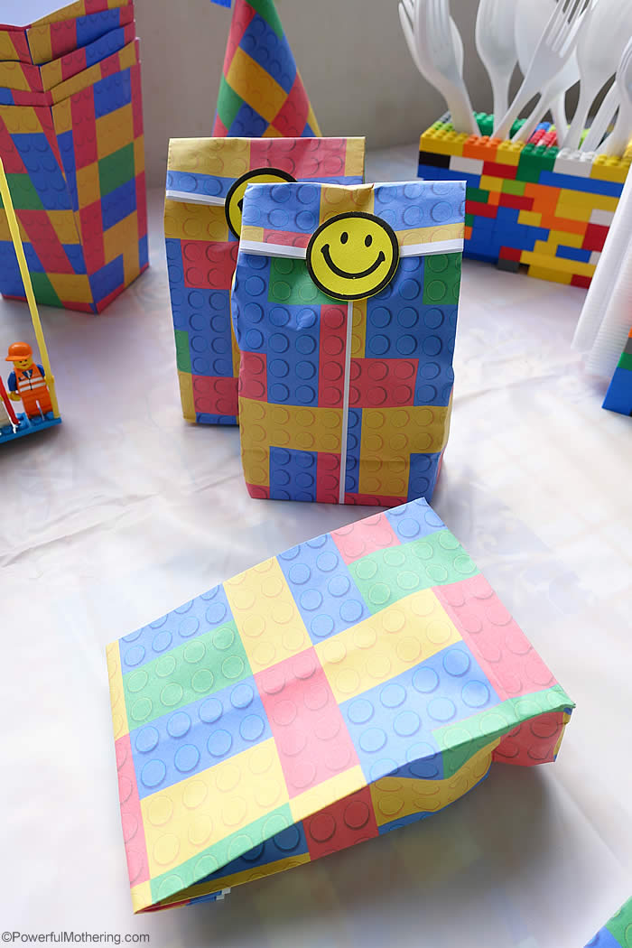 Free Printable Lego Party Favor Bag Template • Free-Printables.com